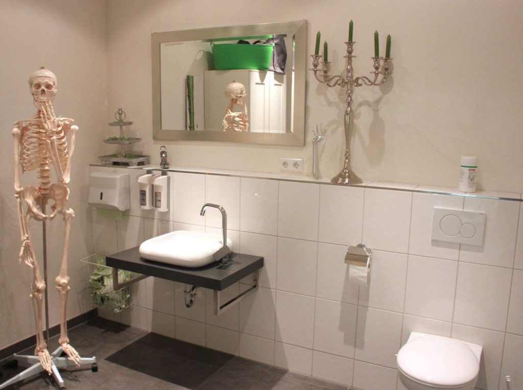 Kunden-WC – Praxis für Podologie Gottenheim